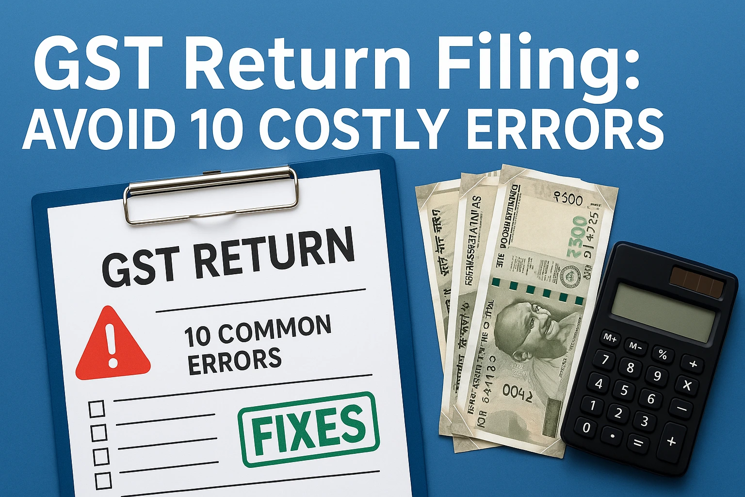 GST Return Filing: Top 10 Common Errors and How to Fix Them - Indefine